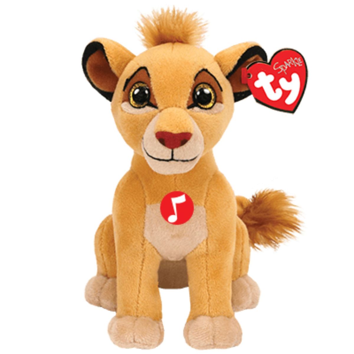Disney Simba Lion With Sound Brown Age- 3 Years & Above - Peekaboo
