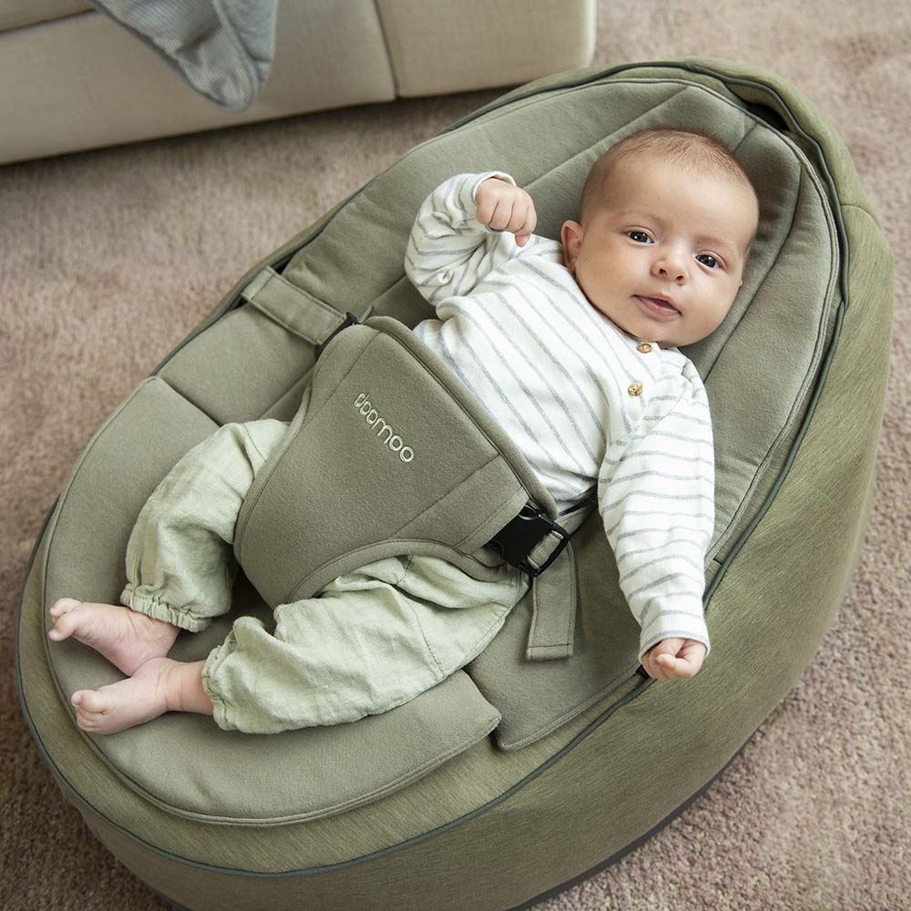 Doomoo Seat'N Swing Kaki Age- Newborn & Above(Holds upto 25 kg) - Peekaboo