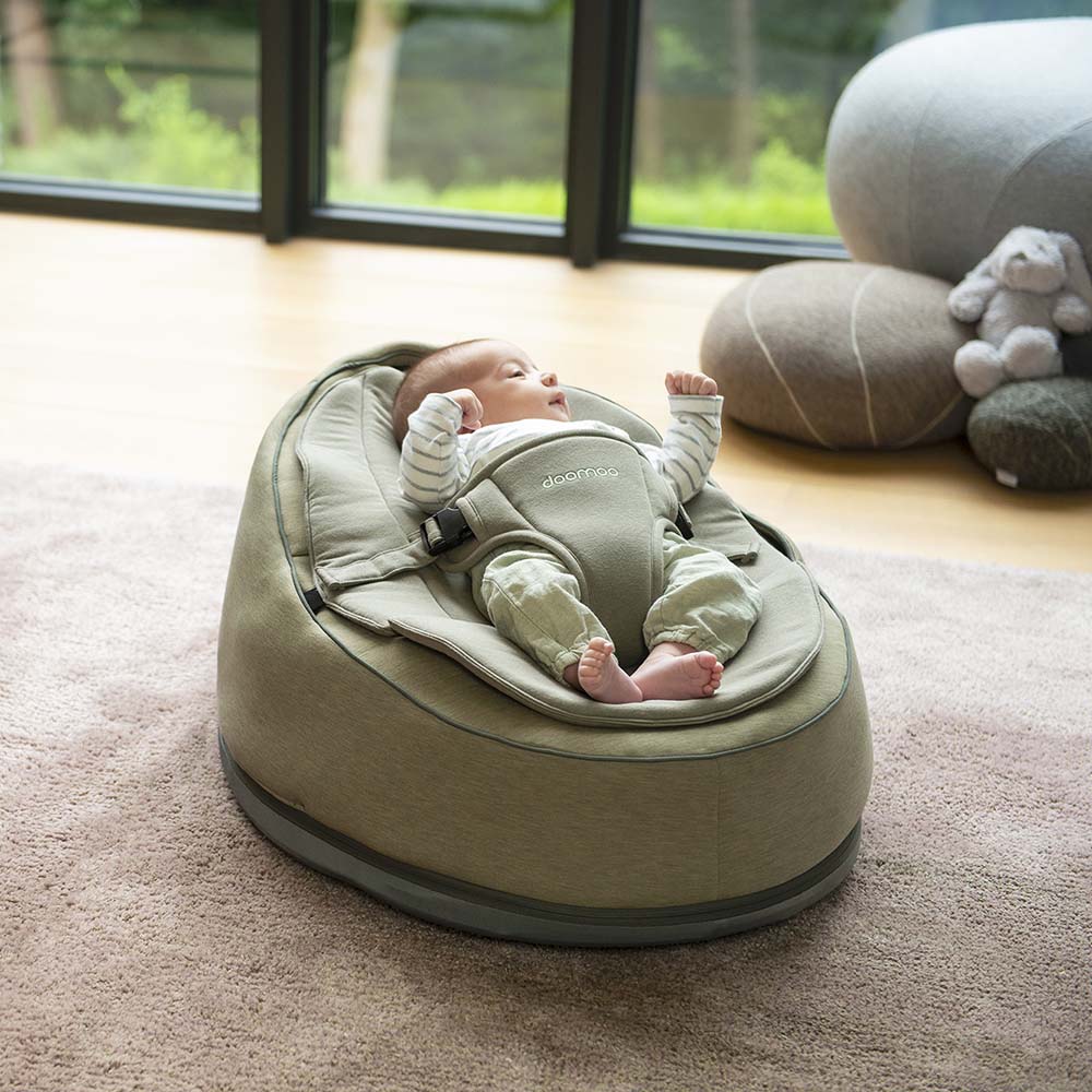 Doomoo Seat'N Swing Kaki Age- Newborn & Above(Holds upto 25 kg) - Peekaboo