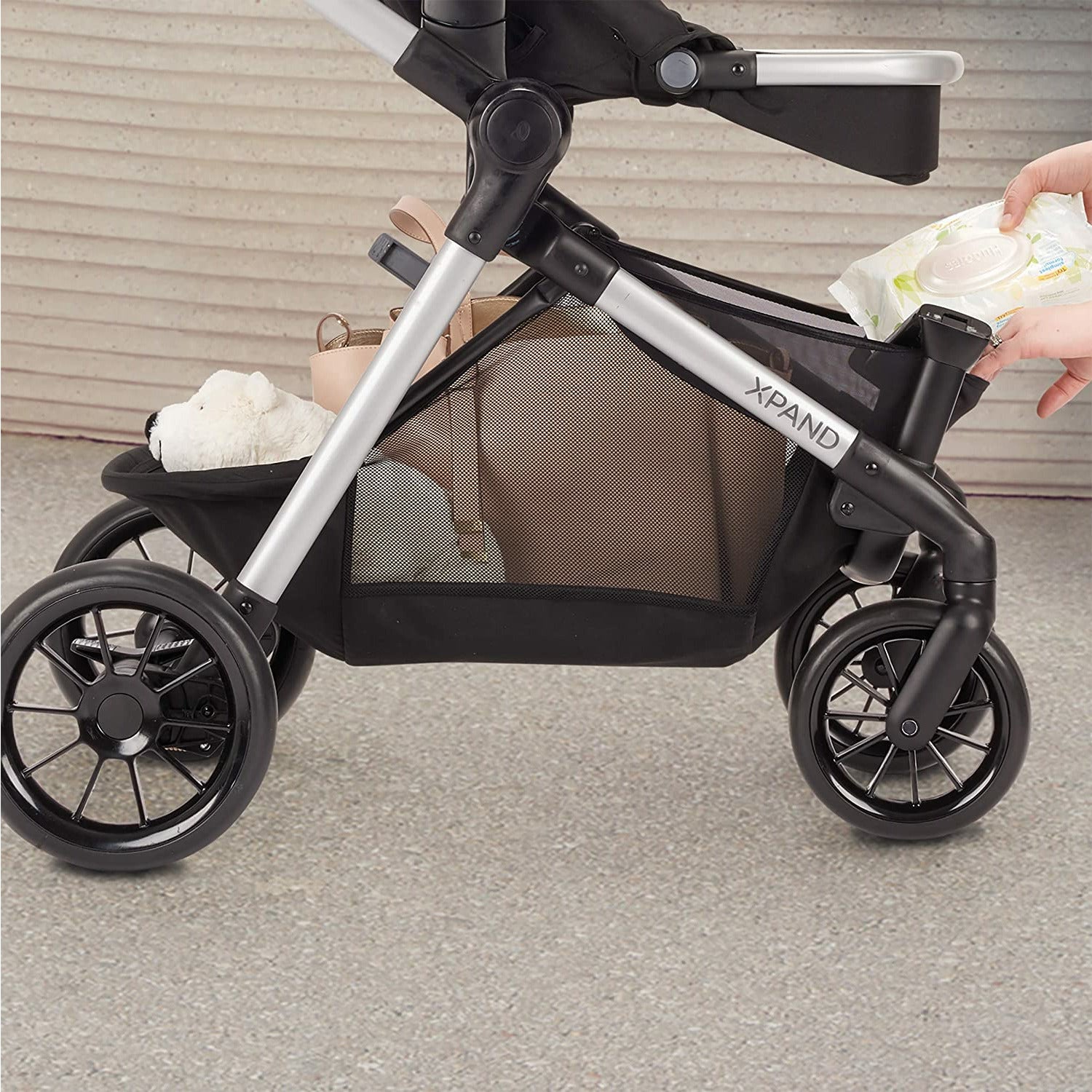 Evenflo Pivot Xpand Modular Double Seat Stroller 0-25Kg, Percheron ...