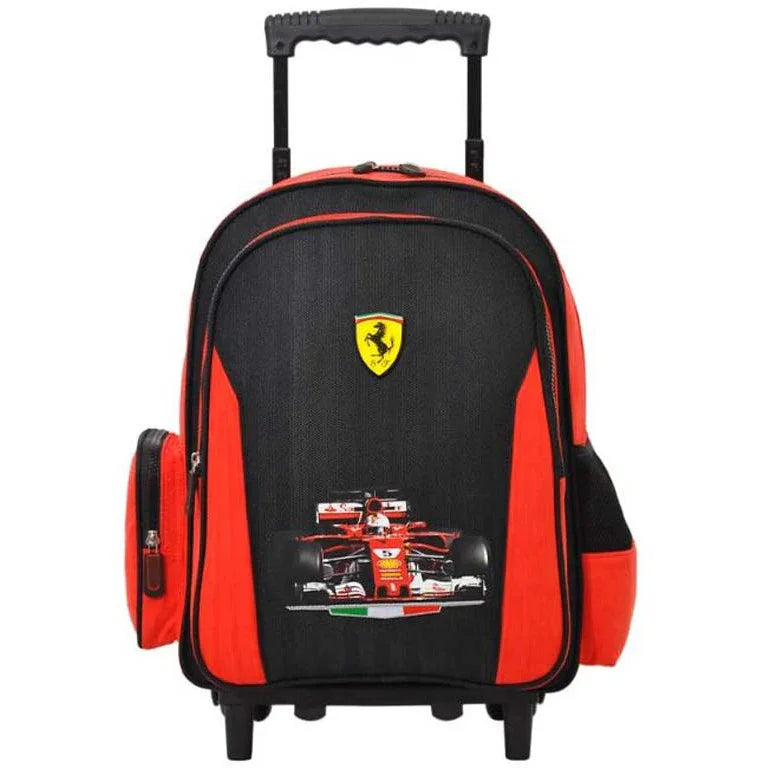 Ferrari Twin Turbo 16-inch Trolley Bag Age- 7 Years to 9 Years - Peekaboo