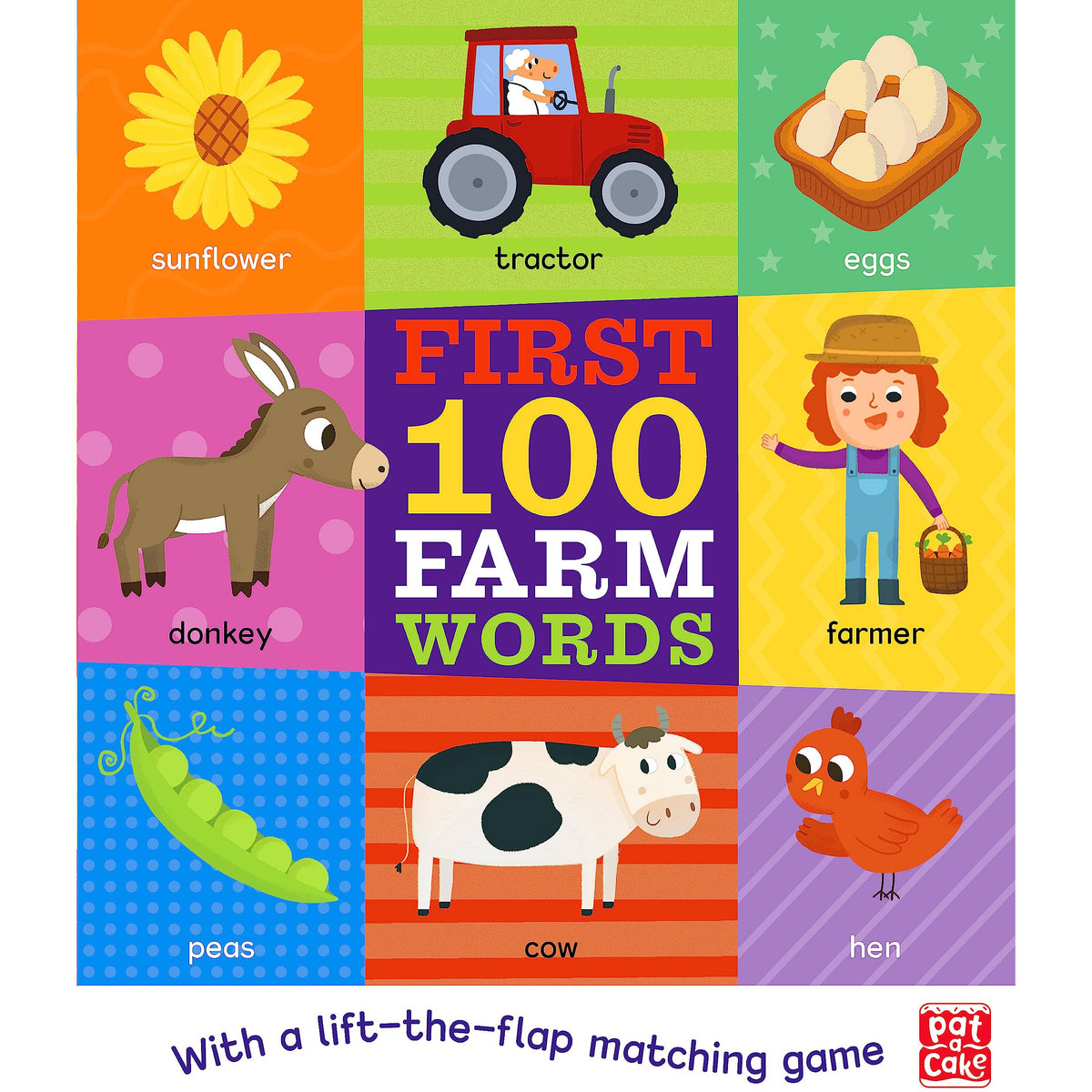 First 100 Farm Words - Peekaboo
