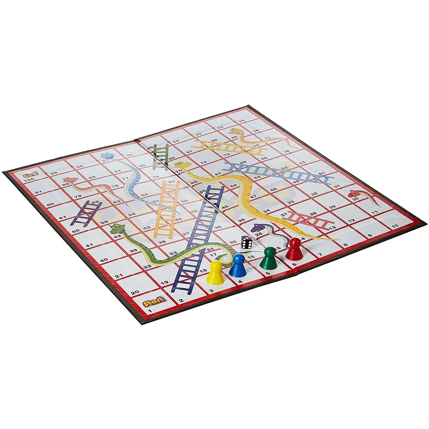 Funskool Snake And Ladders Family Board Game Multicolor Age- 4 Years ...