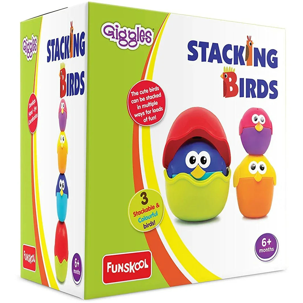 Funskool Stacking Egg Birds Age 6m+ - Peekaboo