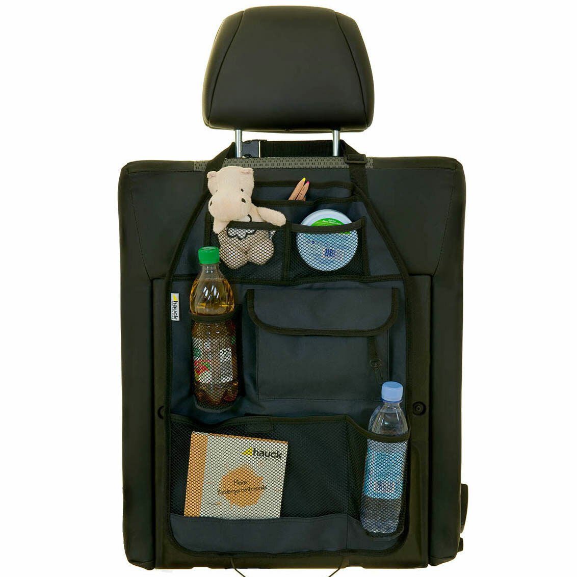 Hauck Cover Me Car Backrest Deluxe Seat Organiser Large Black Age ...