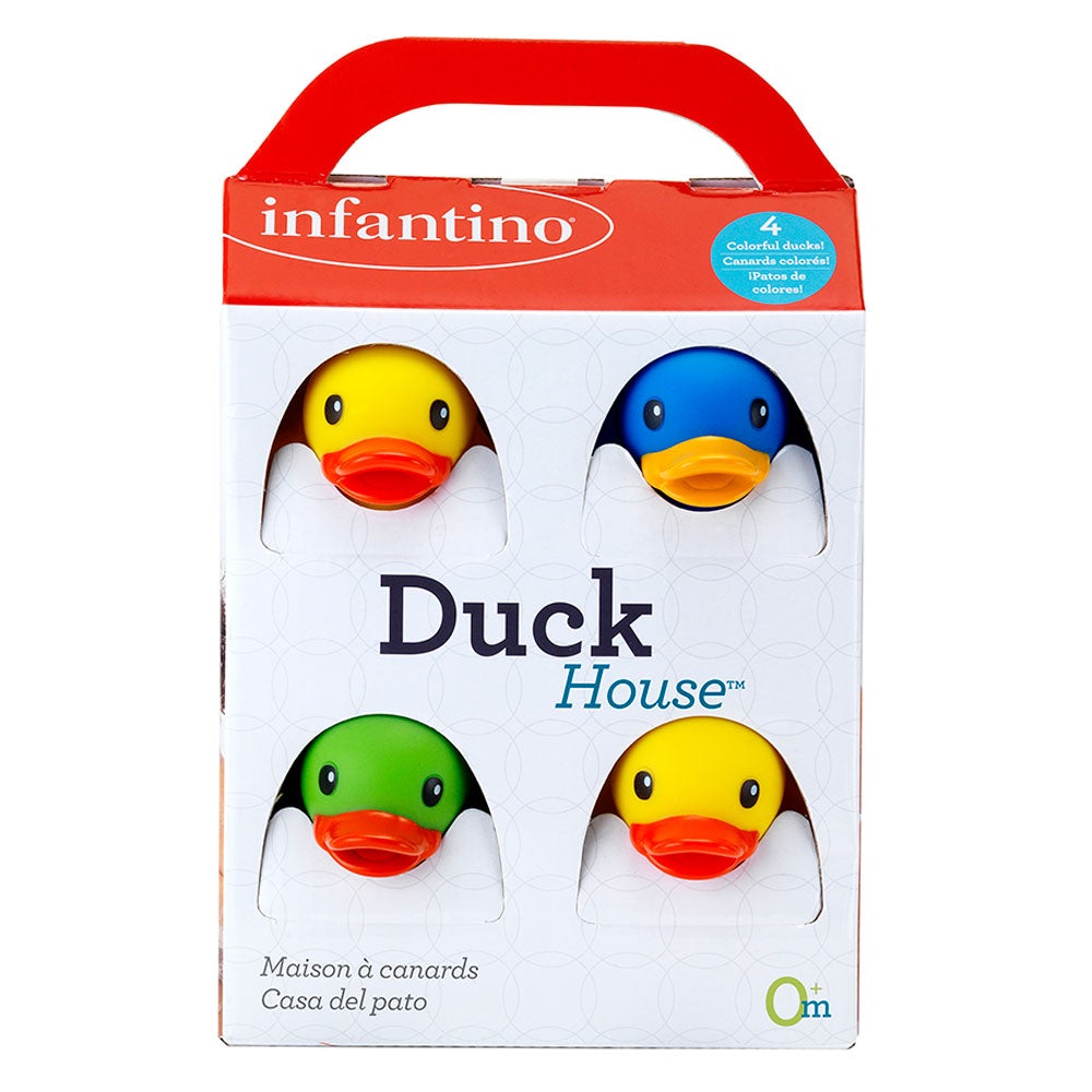 Infantino Duck House - 4 Ducks 6M+ - Peekaboo