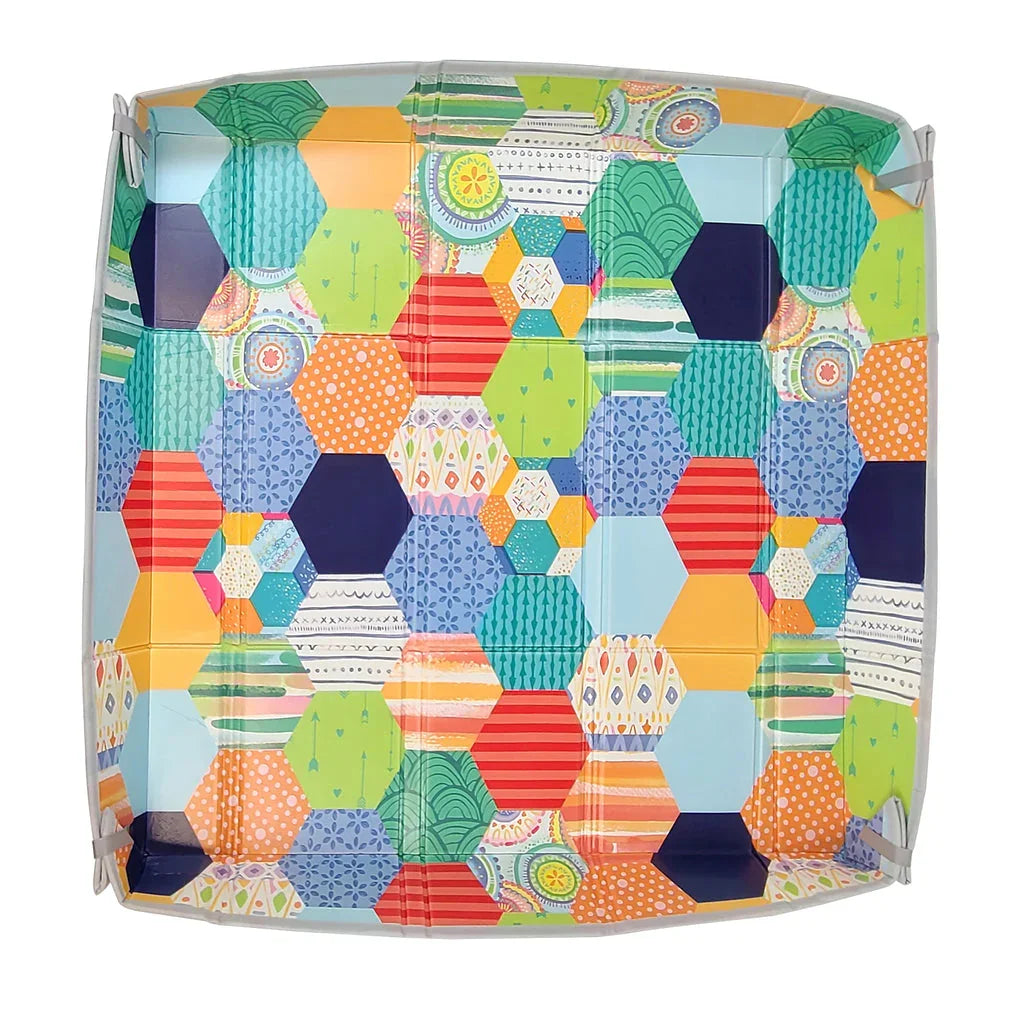 Infantino Foldable Soft Foam Mat Multicolor Age- 773554130171 - Peekaboo