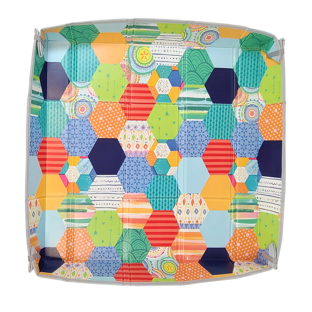 Infantino Foldable Soft Foam Mat Multicolor Age- 773554130171 - Peekaboo