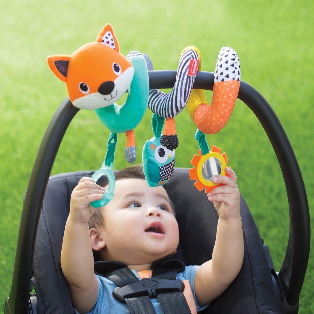 Infantino Spiral Activity Toy - Fox 0M+ - Peekaboo