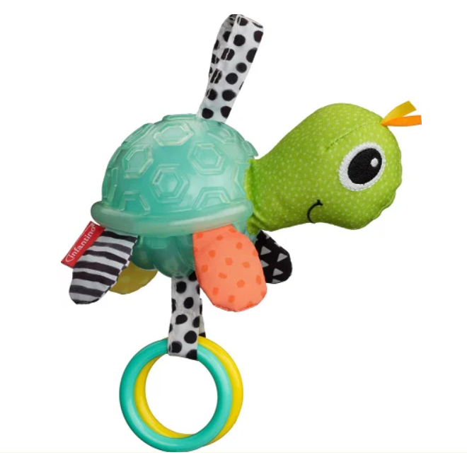 Infantino Textured Sensory Pal Turtle Multicolor Age- Newborn & Above ...