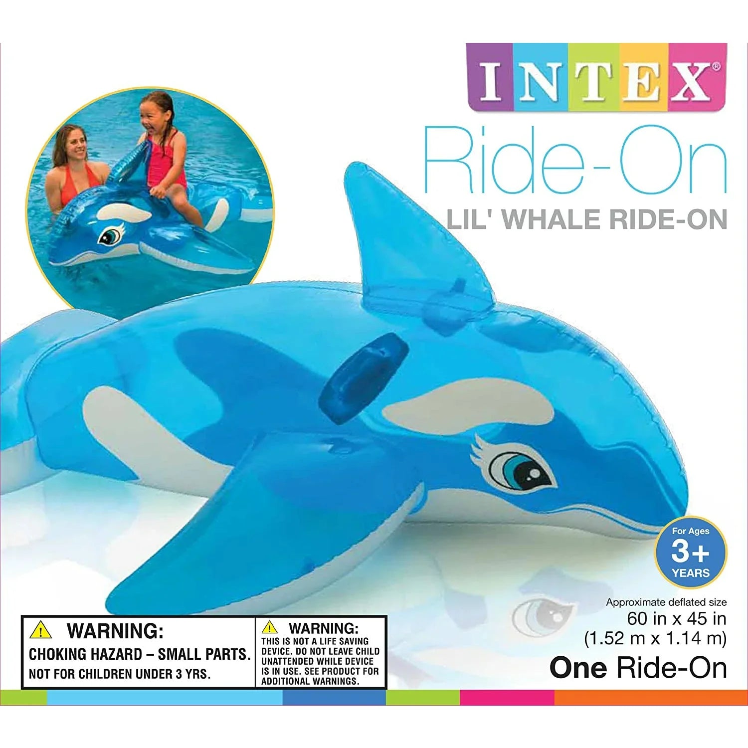 Intex Lil Dolphin Ride On Age 3+ - Peekaboo