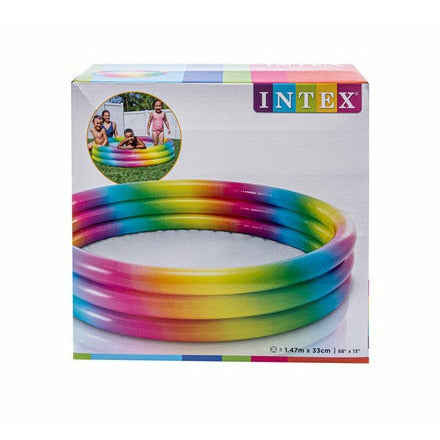 Intex Rainbow Ombre Pool 147cm x 33cm Age 2+ - Peekaboo