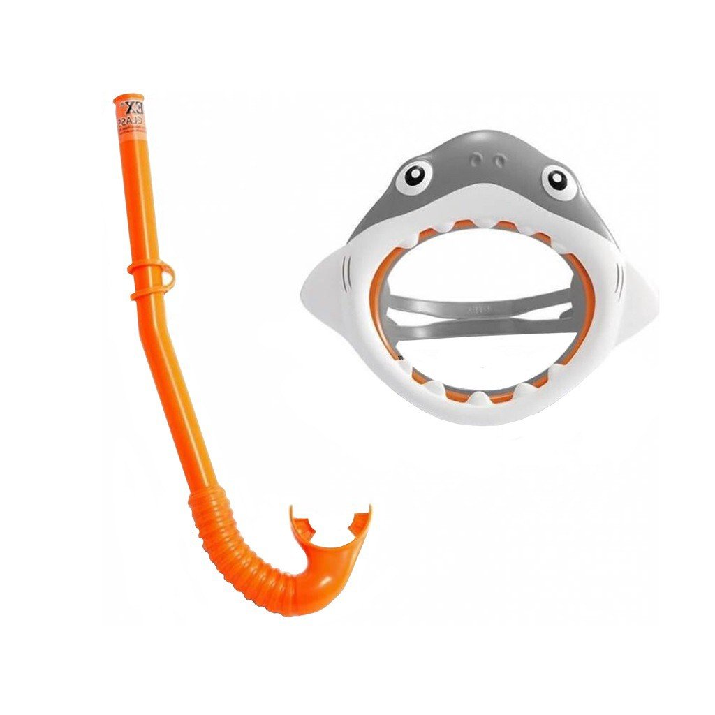 Intex Shark Fun Mask And Snorkel Set Age 3-8Y - Peekaboo