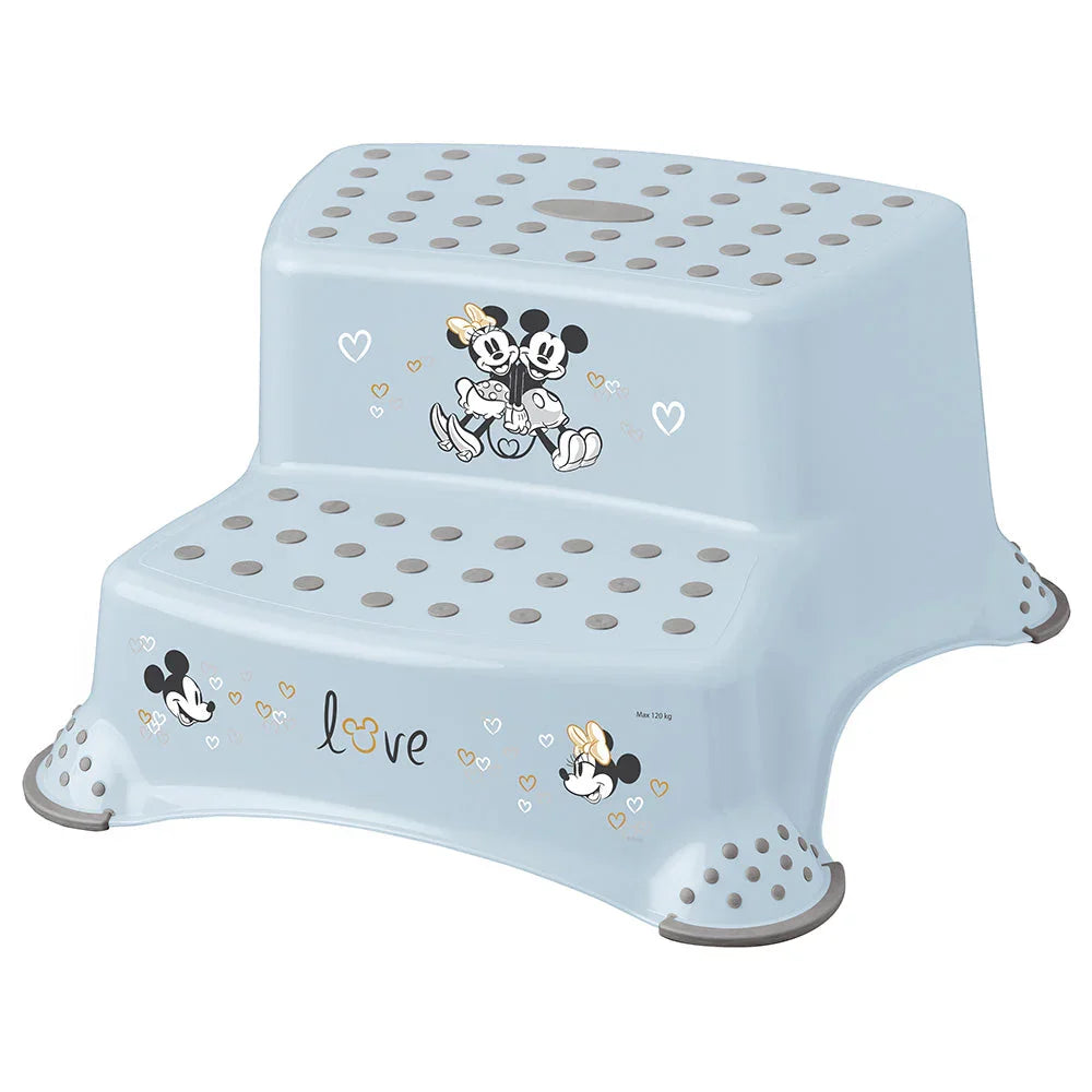 Keeeper Minnie Mickey Anti-Slip Double Step Stool Blue Age- 2 Years ...