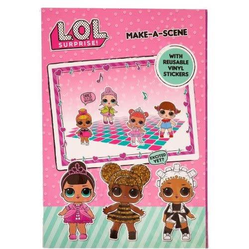 Lol Surprise Make A Scene Sticker Set Multicolor Age-3 Years & Above ...