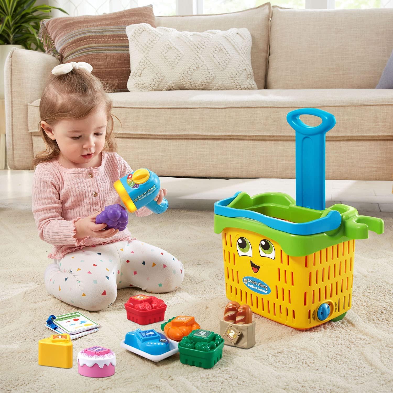 Leapfrog Count Along Basket & Scanner Multicolour Age-24m+ - Peekaboo
