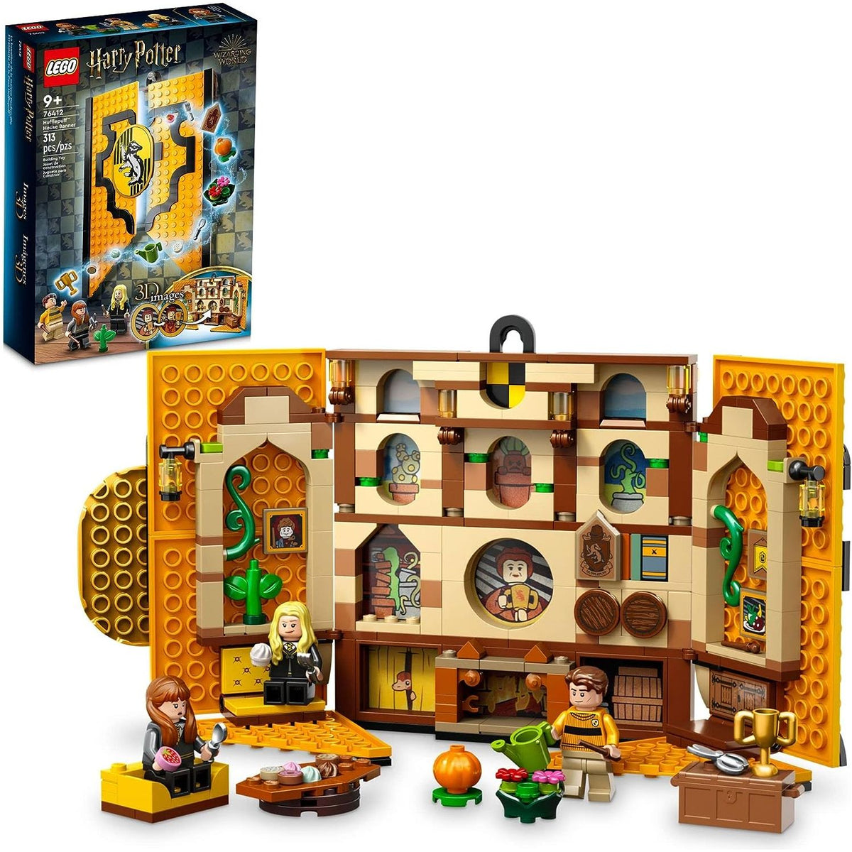 Lego Hufflepuff House Banner Playset Age- 6 Years & Above - Peekaboo