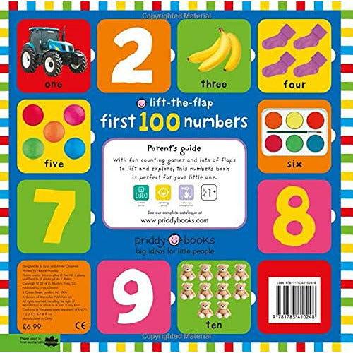 Lift the Flap First 100 Numbers Board Book Age- 12 Months & Above ...