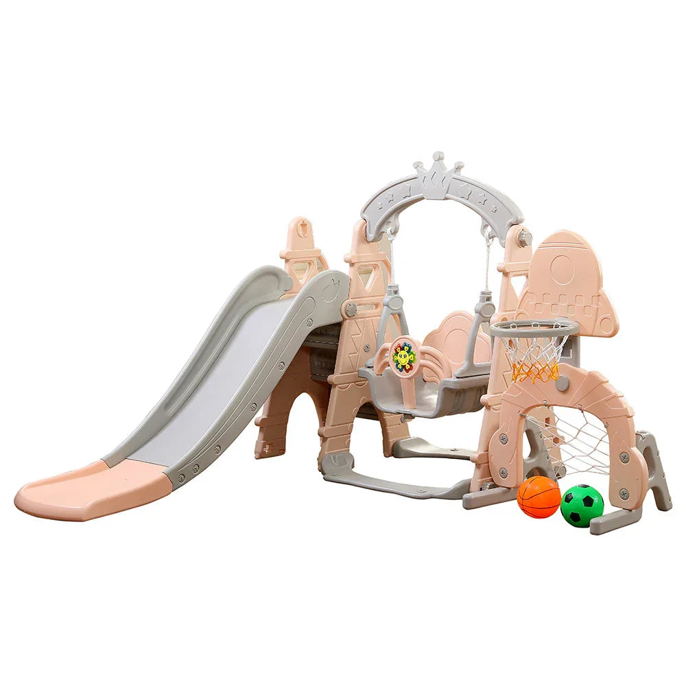 Little Angel - Kids Toys Slide and Swing - Pink/Grey -Age2 Years ...