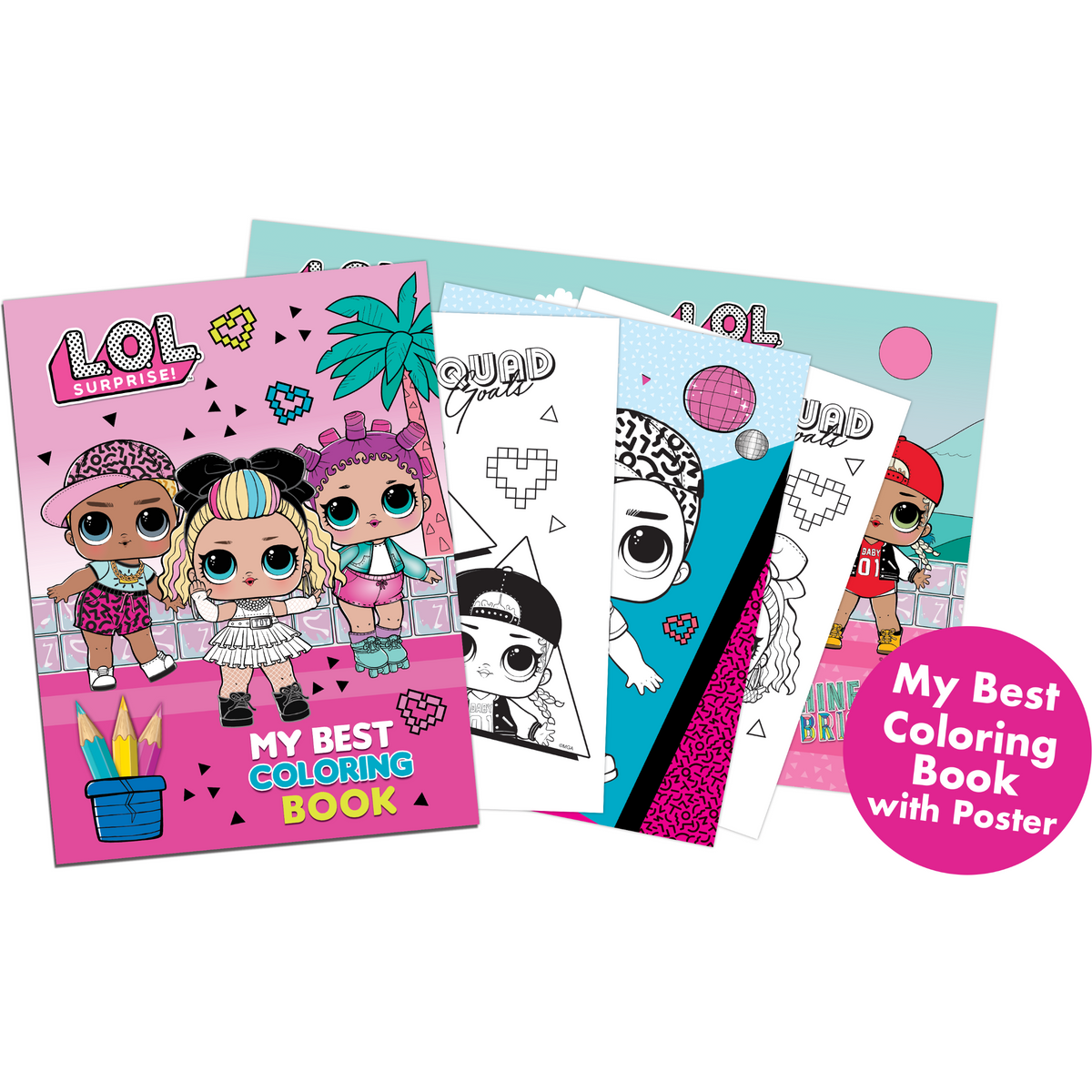 Lol Surprise! - Coloring Book A4 - Mod 37 Age-5 Years & Above - Peekaboo