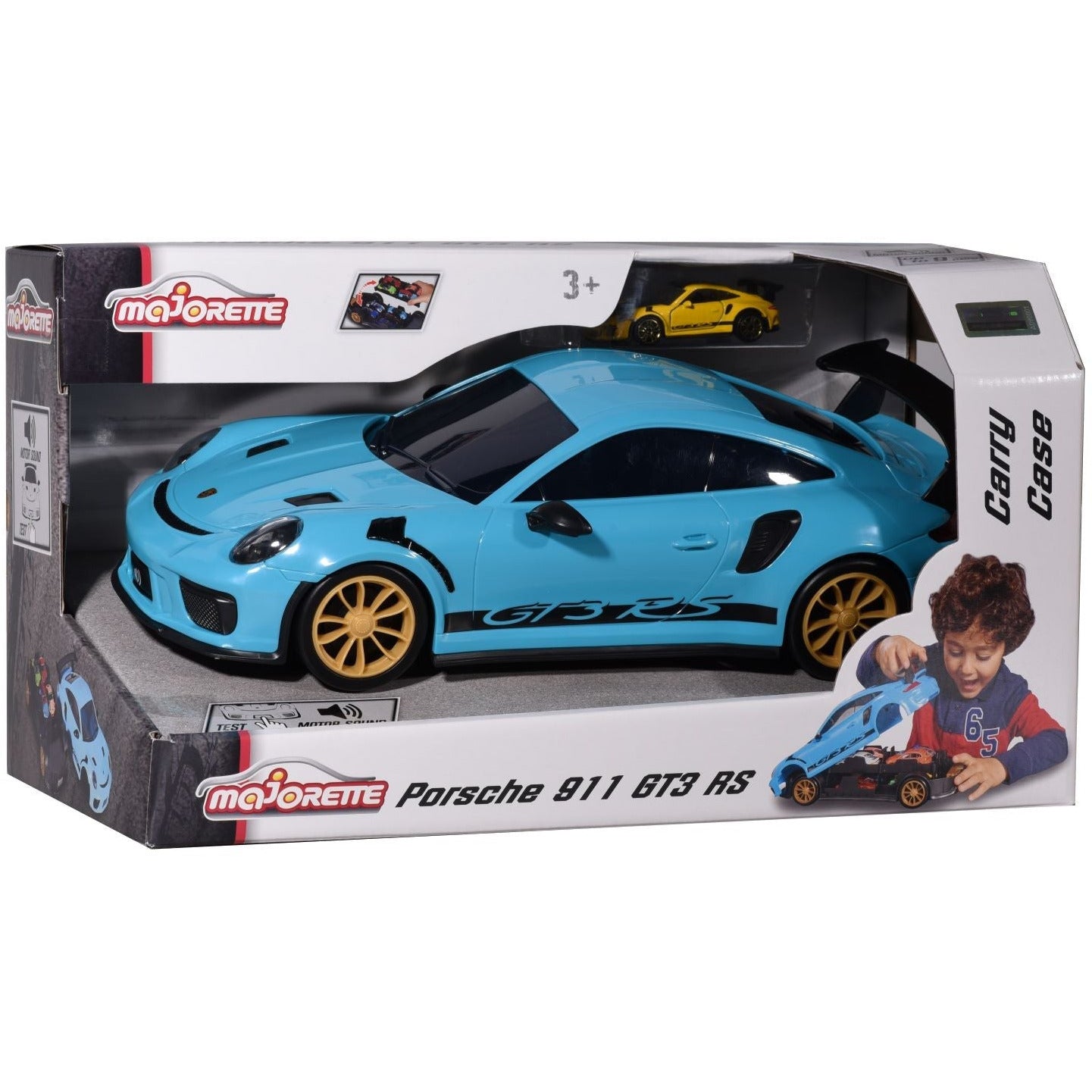 Majorette - Porsche 911 Gt3 Rs Carry Case + 1 Car Multicolor Age-3 ...