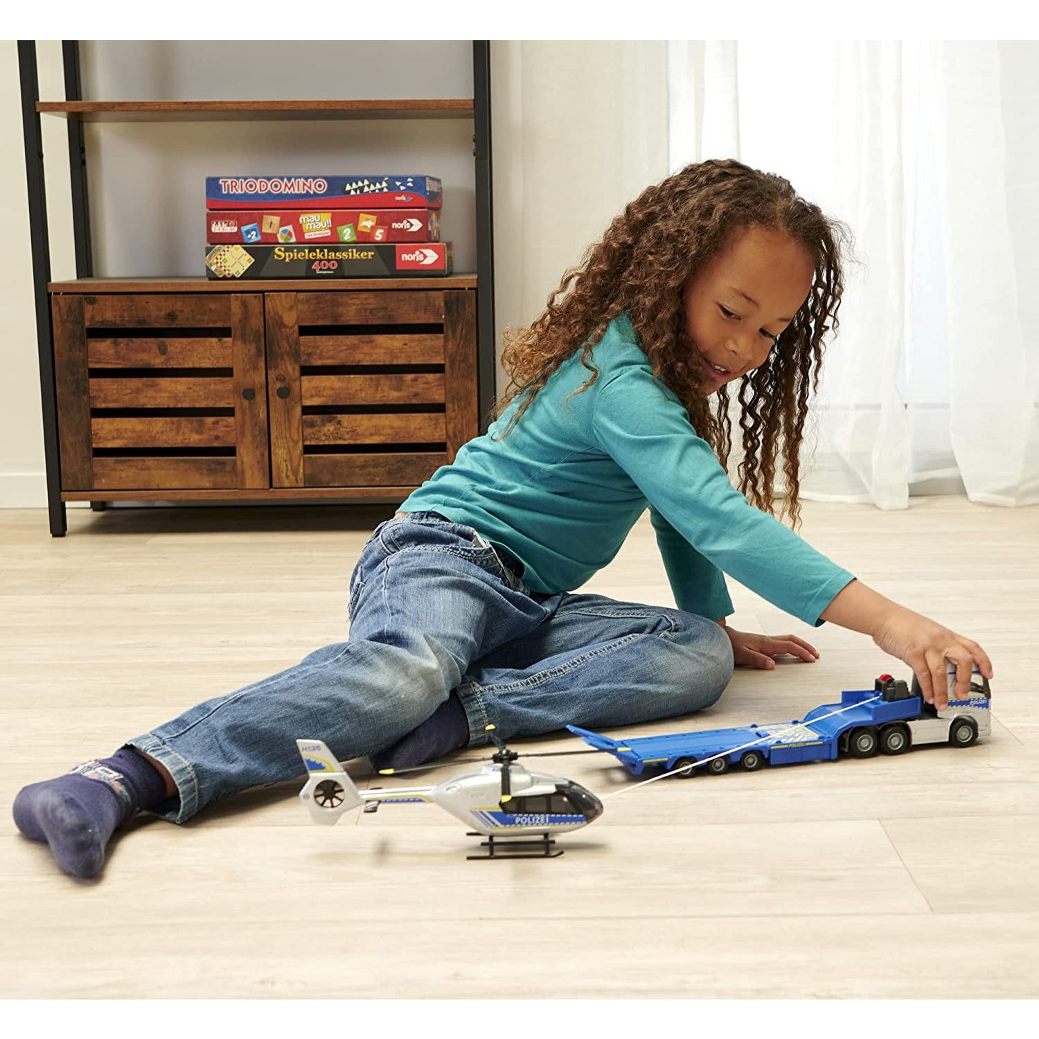 Majorette - Volvo Fh-16 Police Truck + Helicopter Multicolor Age-3 ...