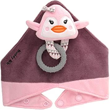 Malarkey Kids 3 in 1 Bandana Drool Bib Buddy with Sensory Teething Toy ...