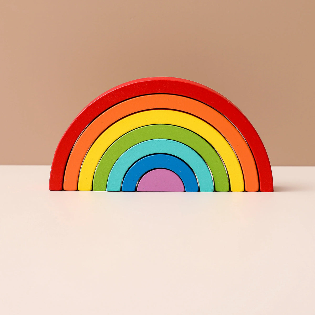 Pibi Wooden Rainbow Building Blocks Multicolor Age- 2 Years & Above ...