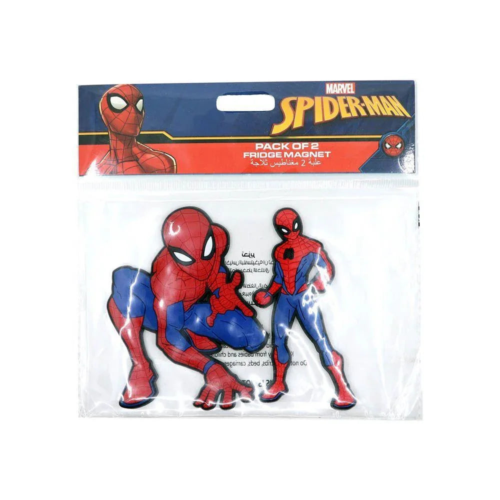 Marvel Spiderman Pack Of 2 Soft Pvc Fridge Refrigerator Magnet Kids ...