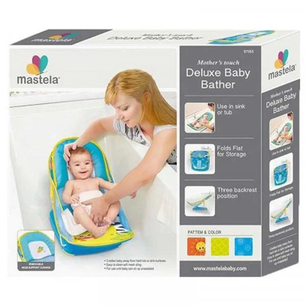 Mastela Bather Deluxe Baby Bather - Blue - Peekaboo
