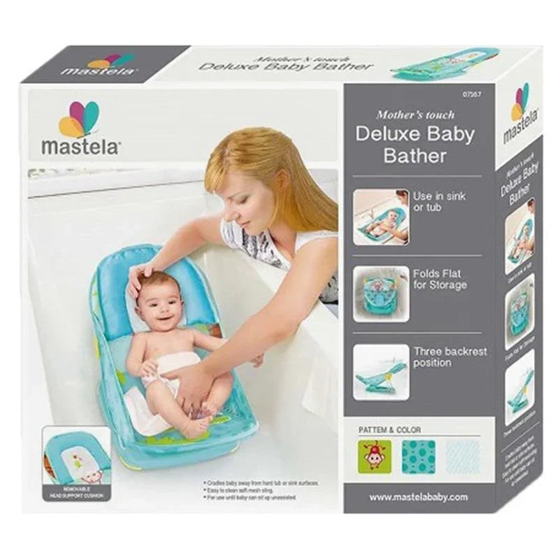 Mastela Bather Deluxe Baby Bather - Green - Peekaboo