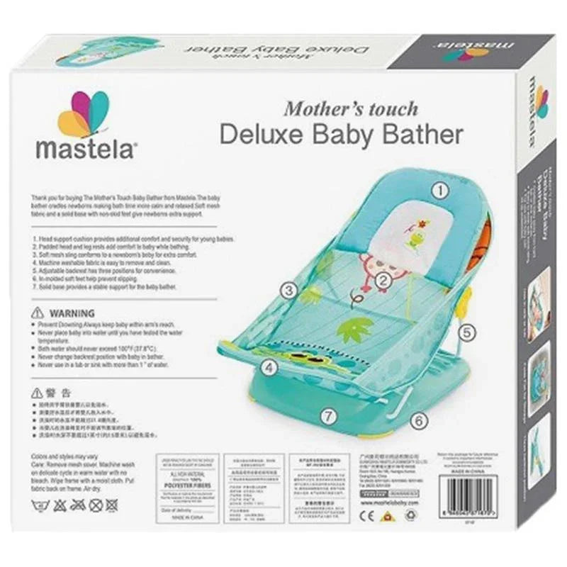 Mastela Bather Deluxe Baby Bather - Green - Peekaboo