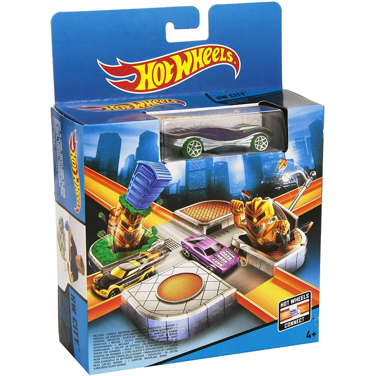 Mattel Hot Wheels Cyborg Crossing Track Set 4Y+ - Peekaboo