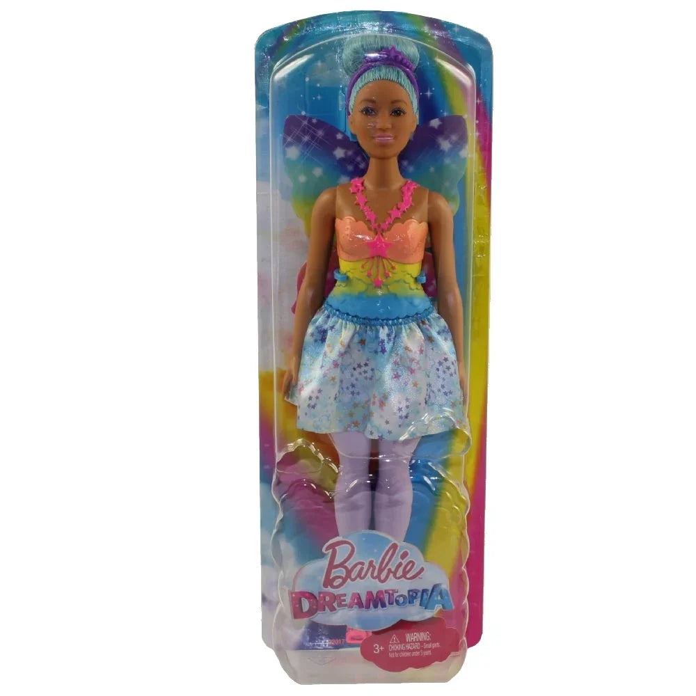 Mattel Barbie Dreamtopia Fairy Doll Blue 3Y+ - Peekaboo
