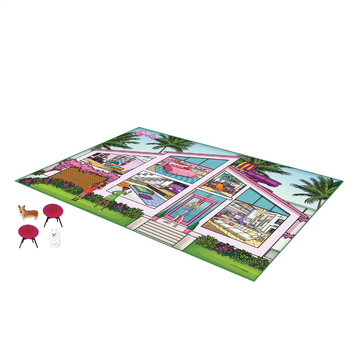 Mega Mat Barbie Dream House Jumbo Mega Mat Age 3+ - Peekaboo