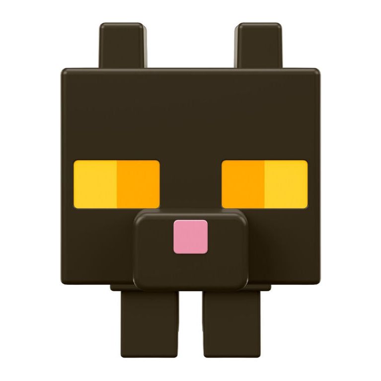 Minecraft Mob Head Minis Cat Action Figure Black Hdv64/80 Age- 6 Years ...
