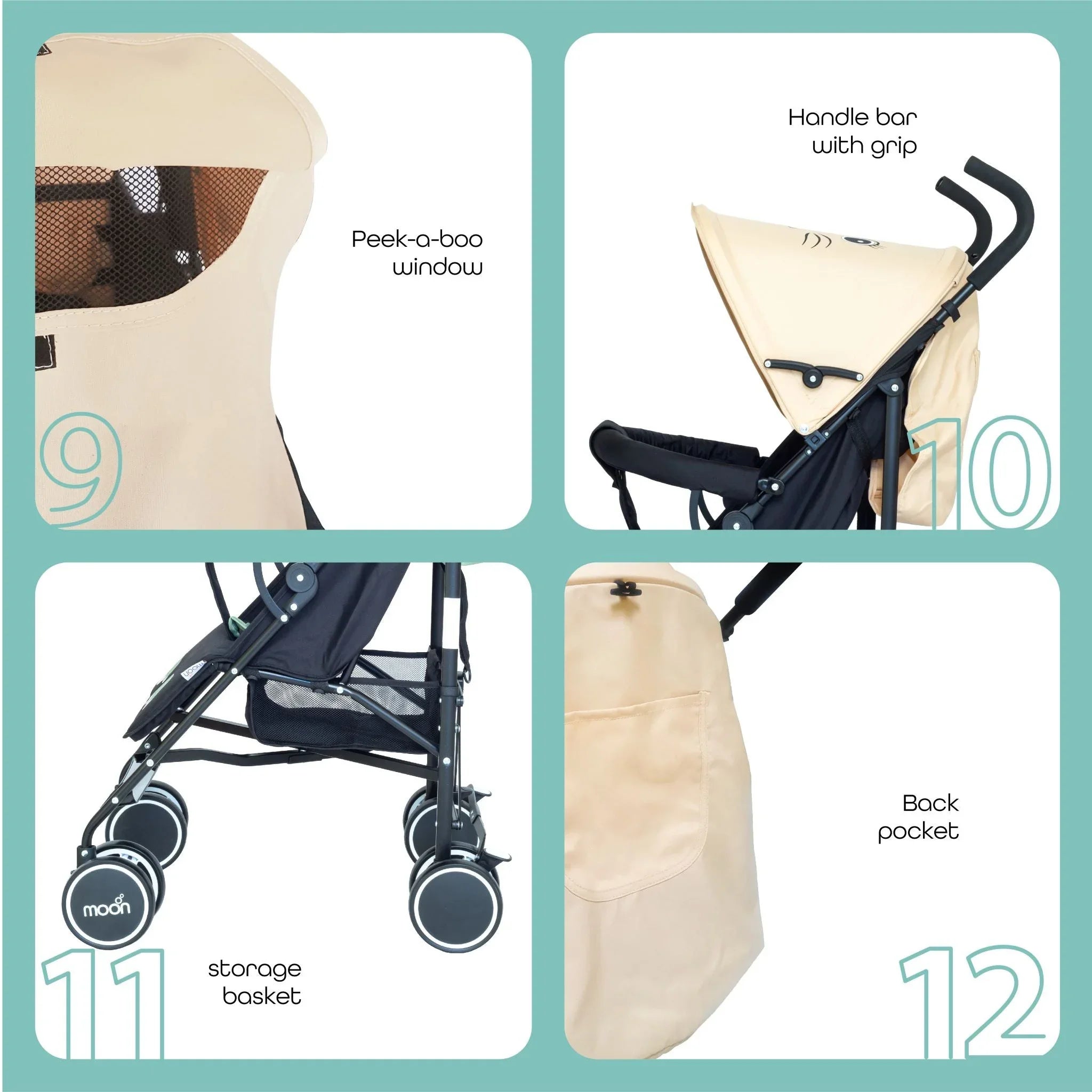 Moon Safari - Stroller Character - Cat Multicolor Age-Newborn & Above ...