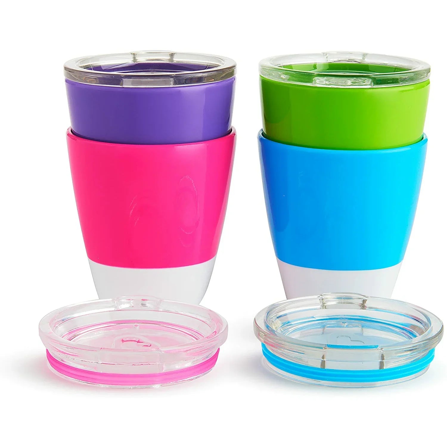 Munchkin - Splash Cups & Trainer Lids 7Oz Assortment Age 18M+ - Peekaboo