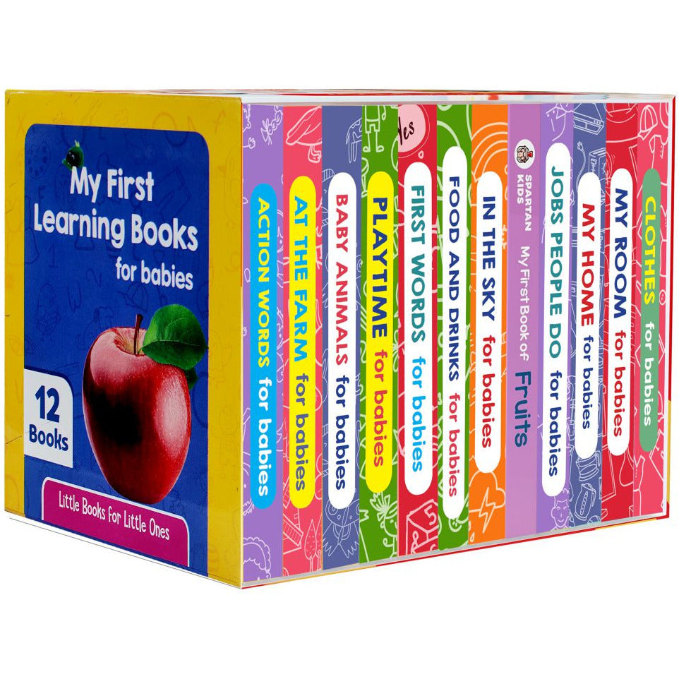 My First Learning Board Books for Babies – Boxset of 12 Board Books for ...