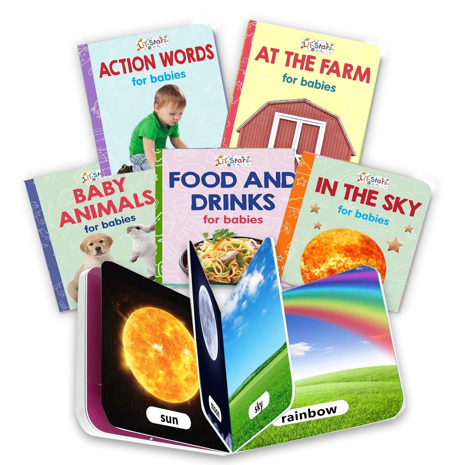 My First Library Board Books for Babies – Boxset of 12 Board Books for ...