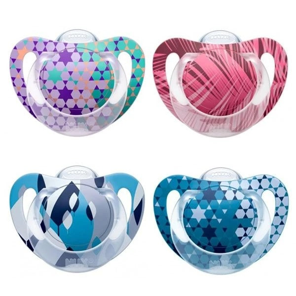 NUK Pacifier Genius Color Assorted Age- Newborn to 6 Months - Peekaboo