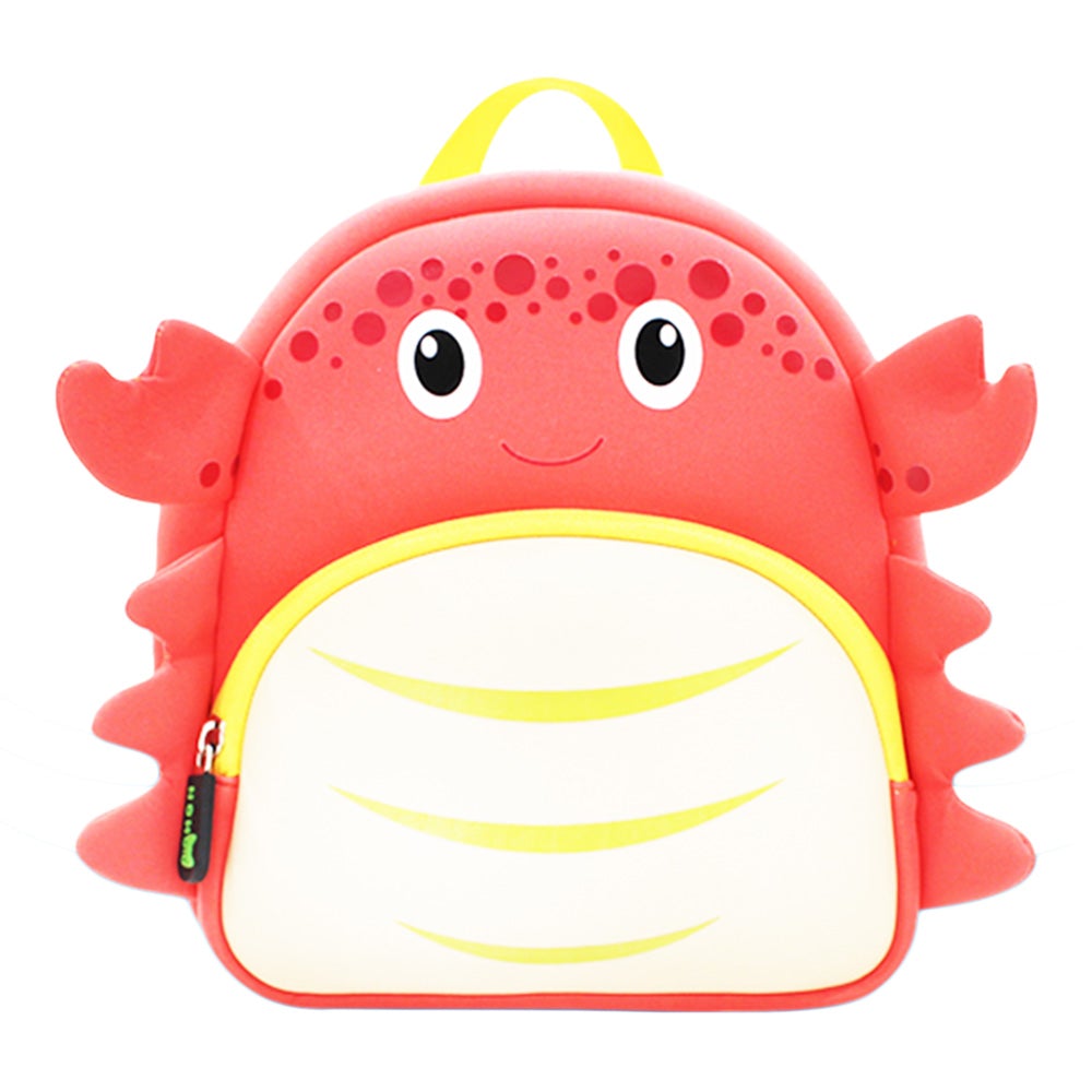 Nohoo Ocean Backpack - Crab Red - Peekaboo