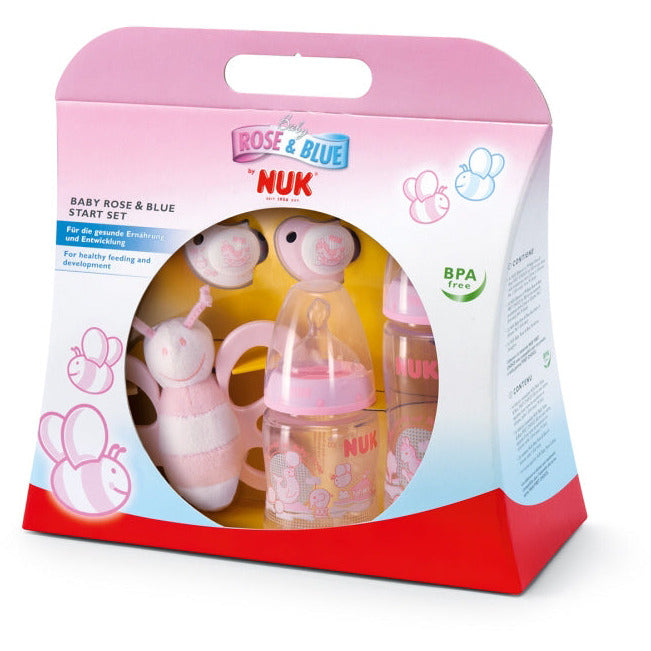 NUK Baby Rose Starter Set Age- Newborn & Above - Peekaboo