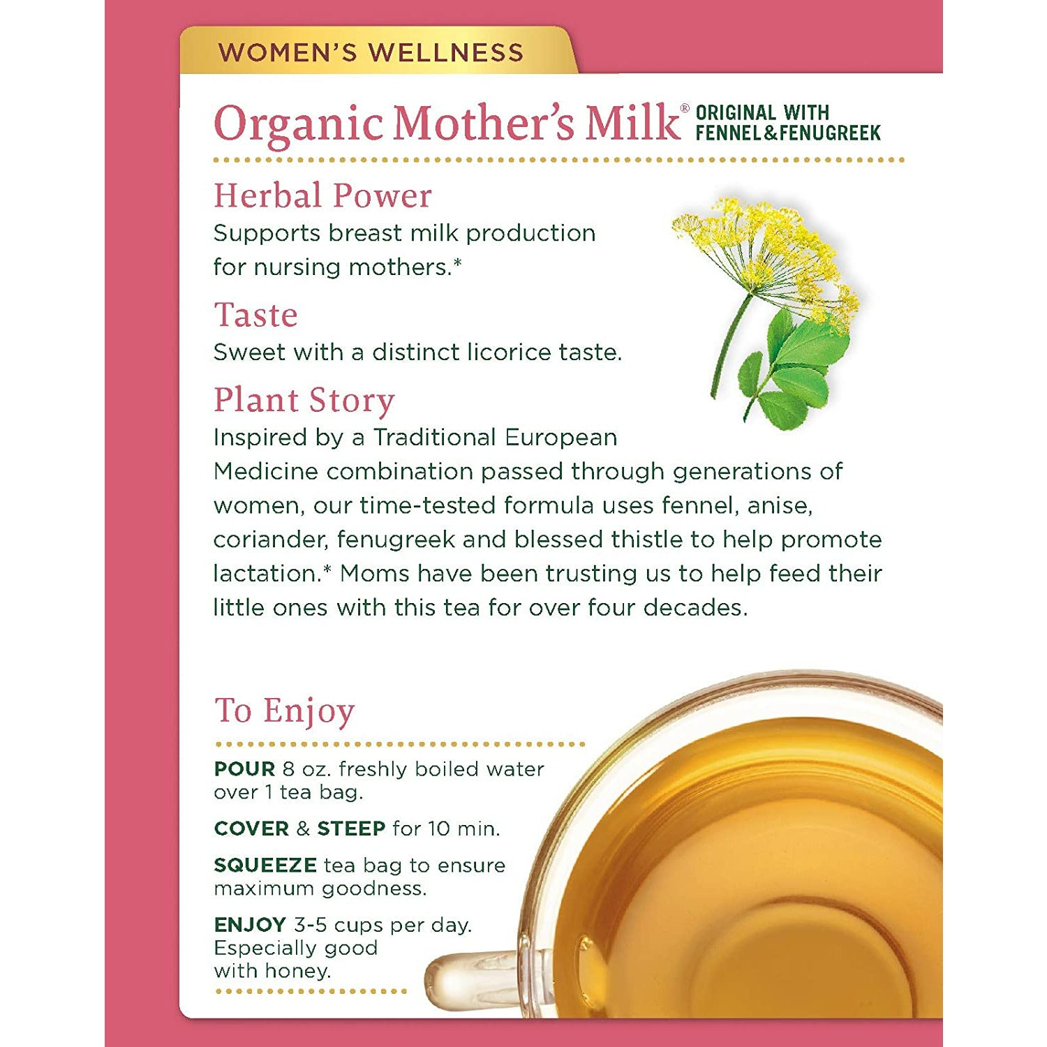 Organic Mother's Milk Tea Bags (16 Tea Bags) - Peekaboo