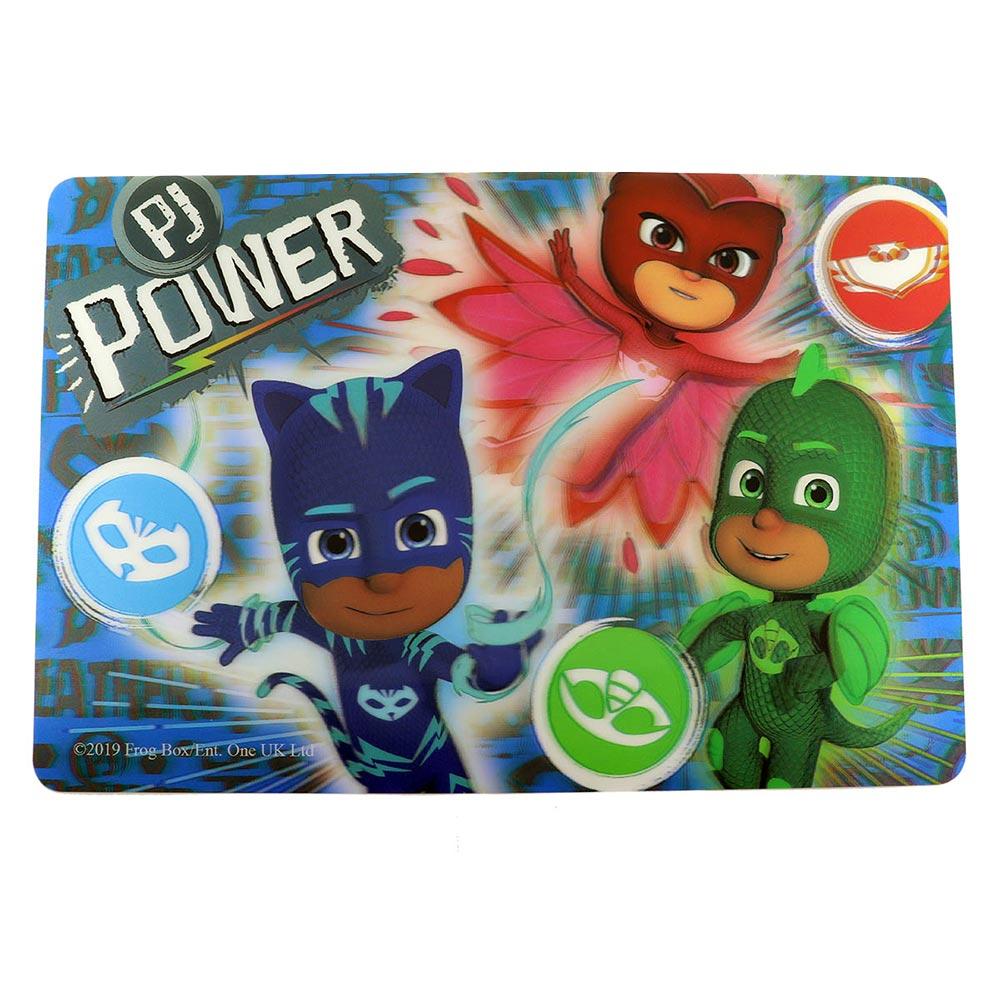 Pj Masks Pack Of 2 3D Table Mat Kids - Peekaboo