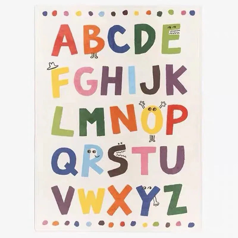 Peekaboo 3D Alphabet Rectangular Carpet/ Baby Play Mat (80 x 100 cm ...