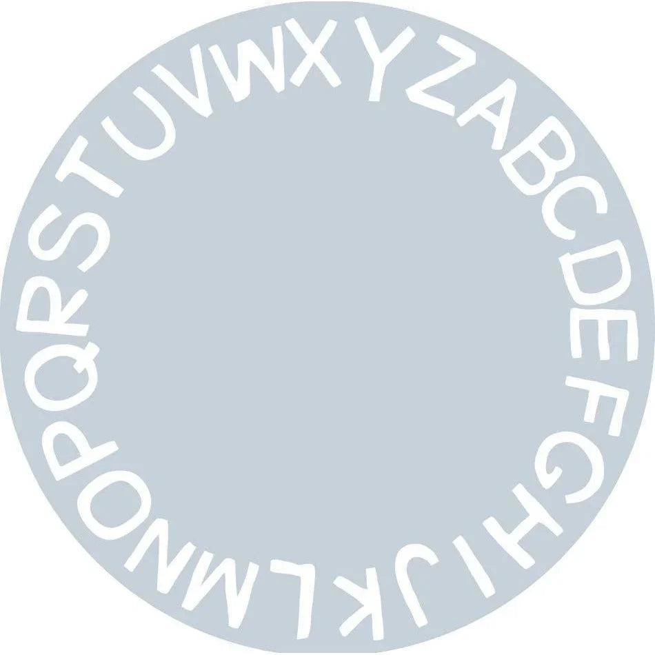 Peekaboo 3D Alphabet Round Carpet/ Baby Play Mat (100 cm Diameter) Blue ...