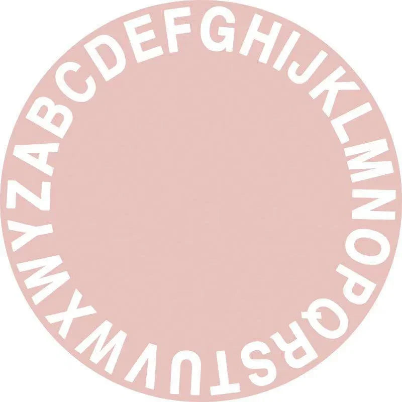 Peekaboo 3D Alphabet Round Carpet/ Baby Play Mat (100 cm Diameter) Pink ...