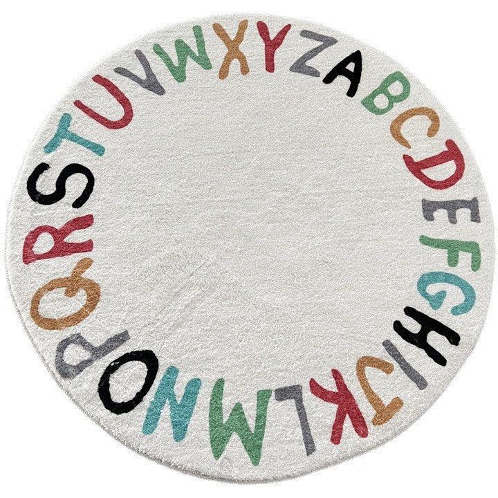 Peekaboo 3D Alphabet Round Carpet/ Baby Play Mat (200 cm Diameter ...