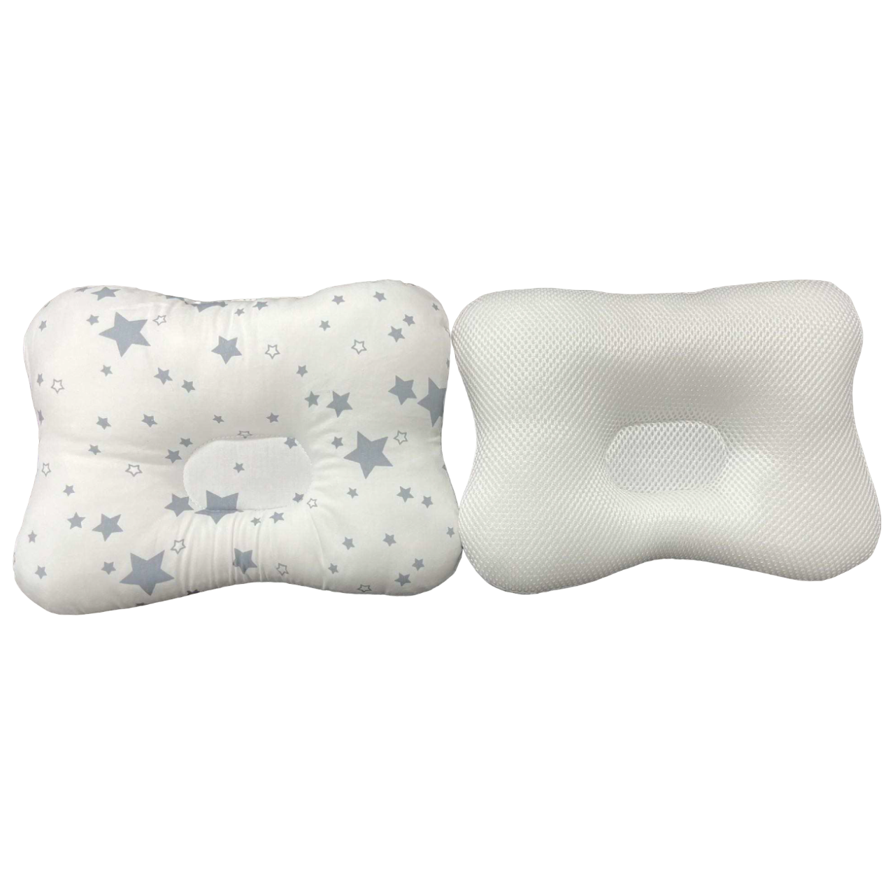 Peekaboo Star Printed Shape Supporter Cushioned Rectangular Baby Pillow ...